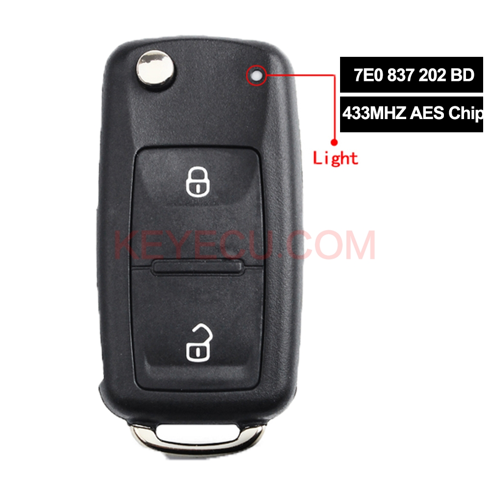 7E0837202BD/ 7E0 837 202BD for Volkswagen Amarok Transporter T6 Remote ...